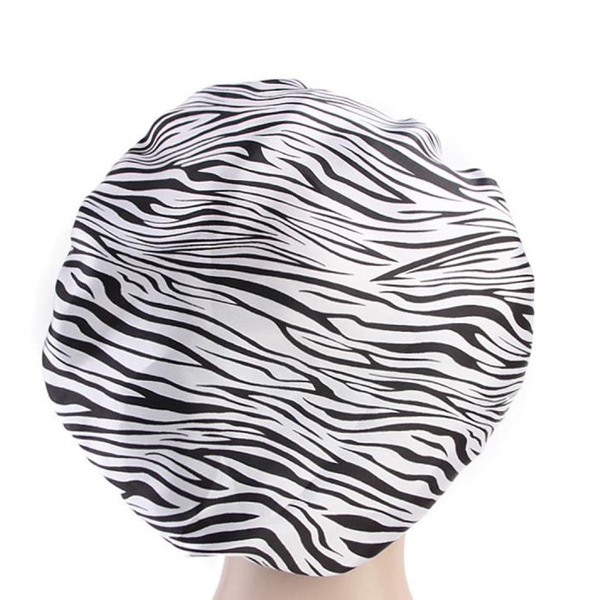 White tiger Satin Hair Bonnet ( Satin Night sleep cap ) – AfricanFabs
