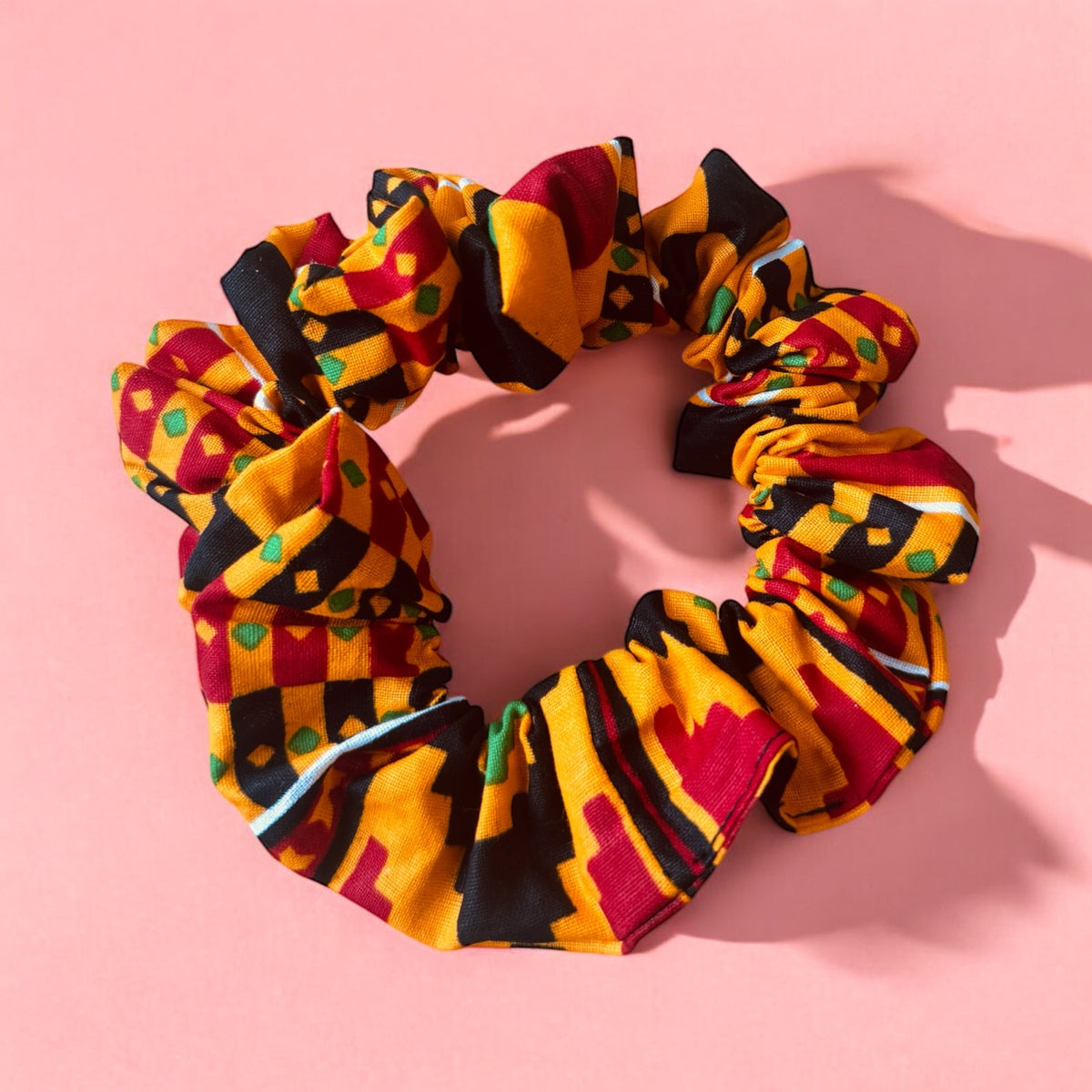African print Scrunchie - Hair Accessories - Kente mix – AfricanFabs