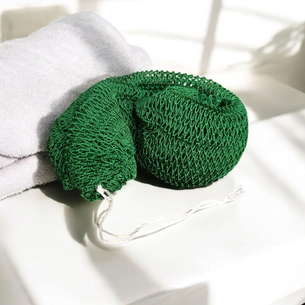 African net sponge / African exfoliating net / Sapo sponge - Green ...
