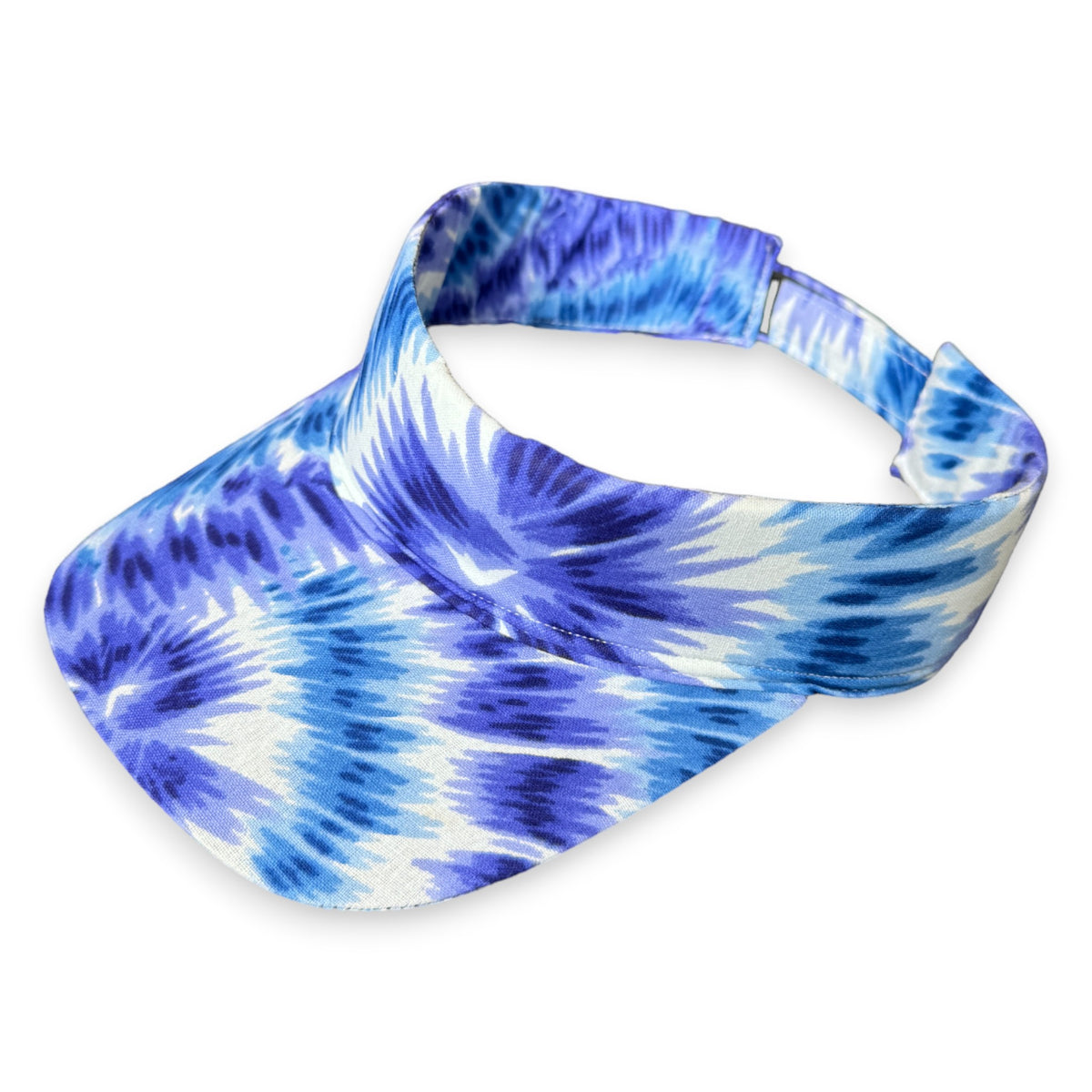 African print Sun visor cap - Blue Tie Dye – AfricanFabs