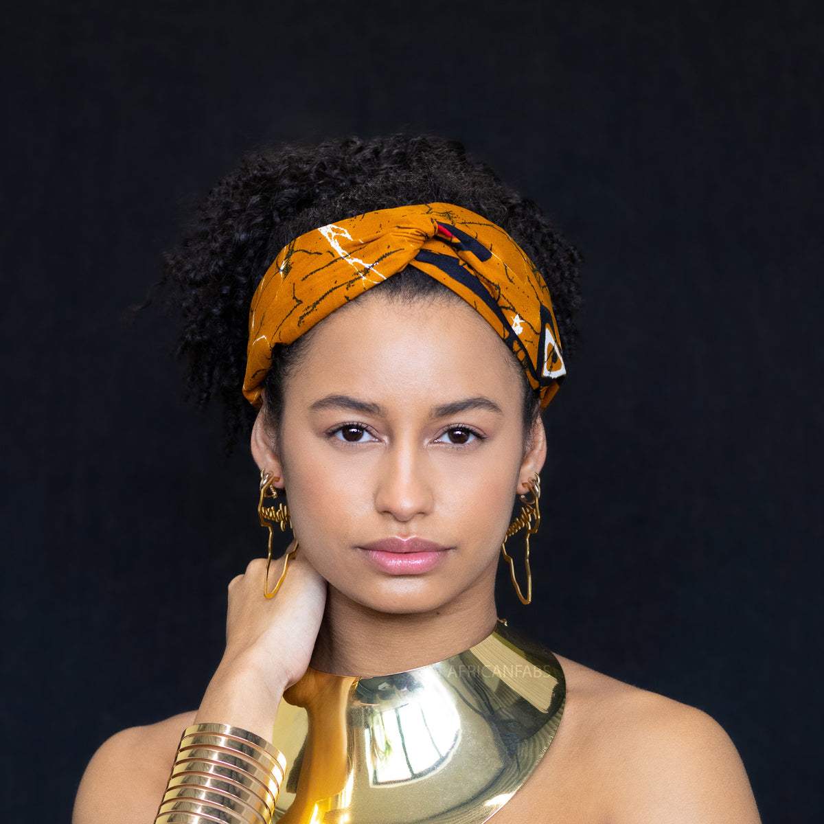 African print Headband - Adults - Hair Accessories - Mustardbrown Kamp ...