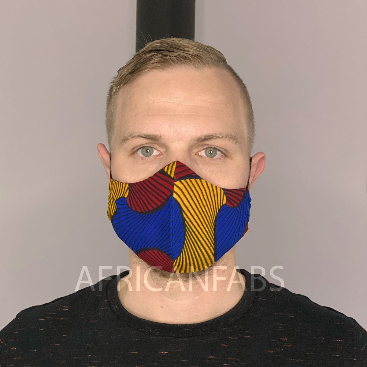 African print Mouth mask / Face mask made of Vlisco fabric (Premium mo ...